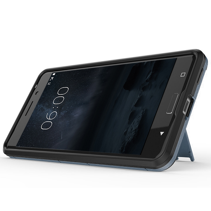 Slim Armour Tough Shockproof Case for Nokia 6 (2017) - Blue